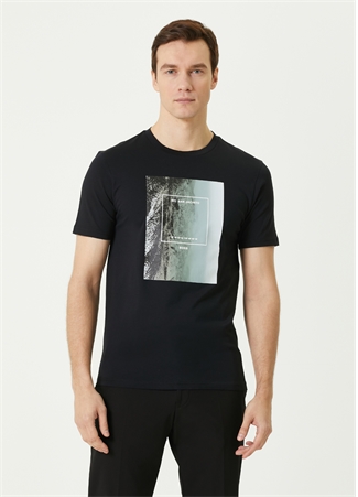 Boss Erkek Regular Fit Siyah Fotoğraf Baskılı Logolu T-shirt S EU Boss Erkek Regular Fit Siyah Fotoğraf Baskılı Logolu T-shirt S EU