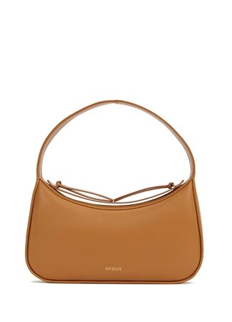 Neous Kadın Taba Deri Omuz Çantası Turuncu EU