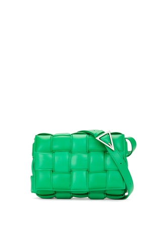 Bottega Veneta Kadın Yeşil Örgü Dokulu Deri Omuz Çantası Eu Bottega Veneta Kadın Yeşil Örgü Dokulu Deri Omuz Çantası Eu