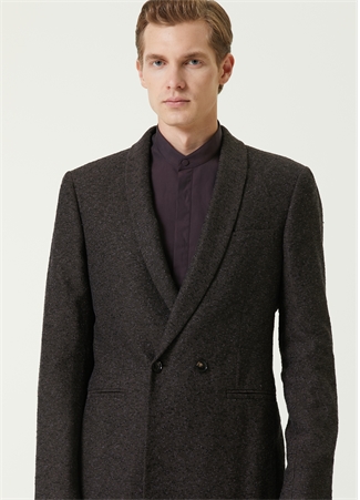 Pal Zileri Erkek Kahverengi Şal Yaka Kruvaze Keten Ceket 48 IT Pal Zileri Erkek Kahverengi Şal Yaka Kruvaze Keten Ceket 48 IT