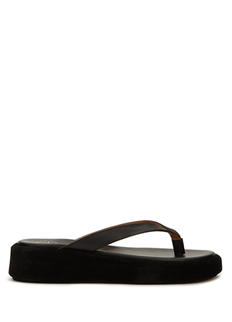 Atp Atelier Kadın Roseo Siyah Deri Terlik 36 EU Atp Atelier Kadın Roseo Siyah Deri Terlik 36 EU