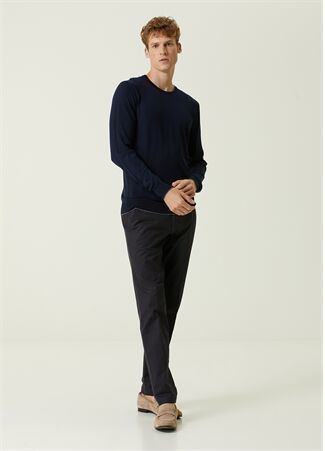 Beymen Collection Erkek Mavi Yün Kazak S EU