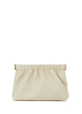 Nanushka Kadın Krem Drapeli El Portföyü Bej Eu