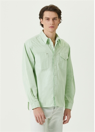 Kenzo Erkek Gömlek Yeşil Xs Eu Kenzo Erkek Gömlek Yeşil Xs Eu