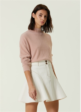 Network Kadın Slim Fit Altın Rengi Kazak Pembe L EU Network Kadın Slim Fit Altın Rengi Kazak Pembe L EU