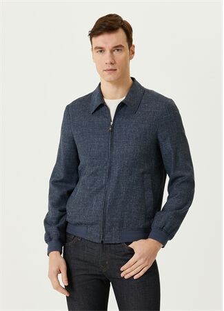 Pal Zileri Erkek Lacivert Yün Mont 48 IT