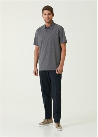 Zegna Erkek Lacivert Beli Kordonlu Pantolon Gri 54 IT