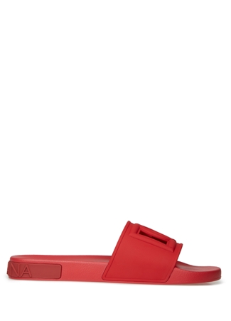 Dolce&Gabbana Erkek Kırmızı Logolu Plaj Terliği 42 EU Dolce&Gabbana Erkek Kırmızı Logolu Plaj Terliği 42 EU