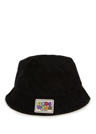 Gcds Kadın Siyah Logo Patchli Şapka EU