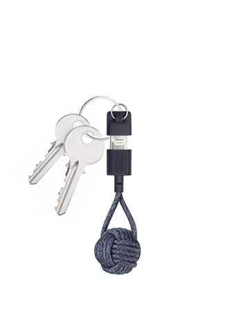 Native Union Key Mavi Örgü Dokulu Lightning USB Kablo EU