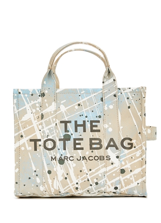 Marc Jacobs (the) Kadın Bej Mavi Karışık Desenli Omuz Çantası Gri Eu