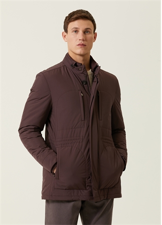 Corneliani Erkek Bordo Beli Büzgülü Dış Ceket 50 IT Corneliani Erkek Bordo Beli Büzgülü Dış Ceket 50 IT