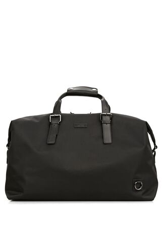 Network Erkek Siyah Logo Detaylı Seyahat Çantası EU