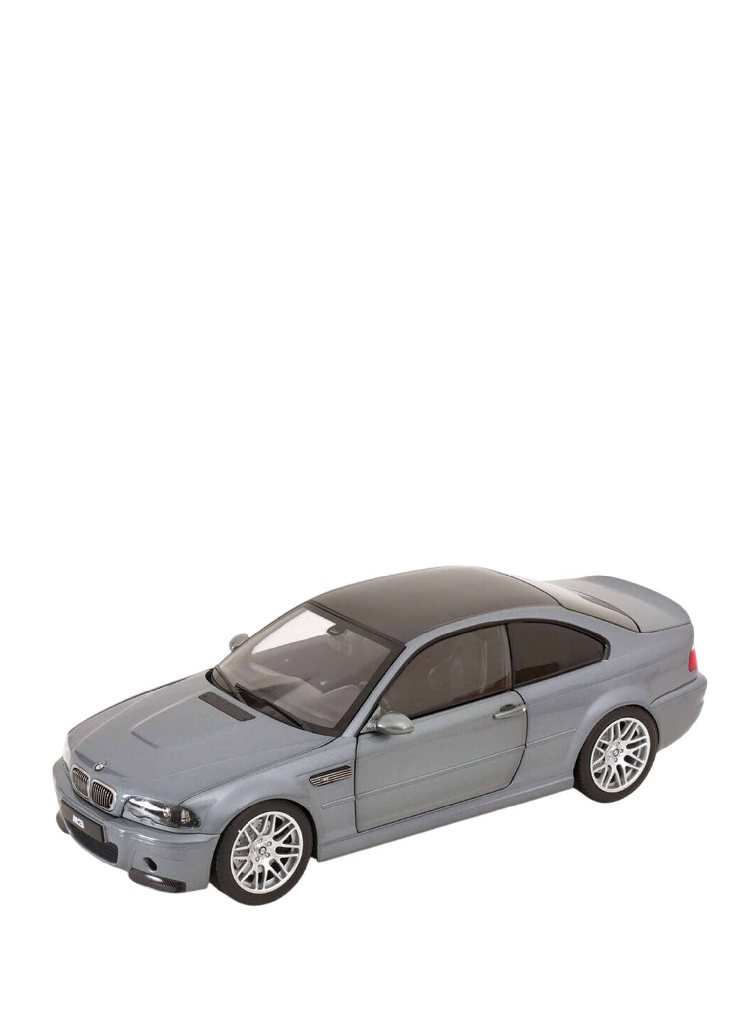 Norev - 1:18 BMW M3 CSL E46 2000 Grey Metallic Model Araba - Gri