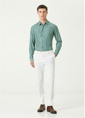 Pal Zileri Erkek Beyaz Pantolon 44 IT