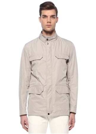 Palzileri Lab Erkek Taş Dik Yaka Mont Kahverengi 50 IT