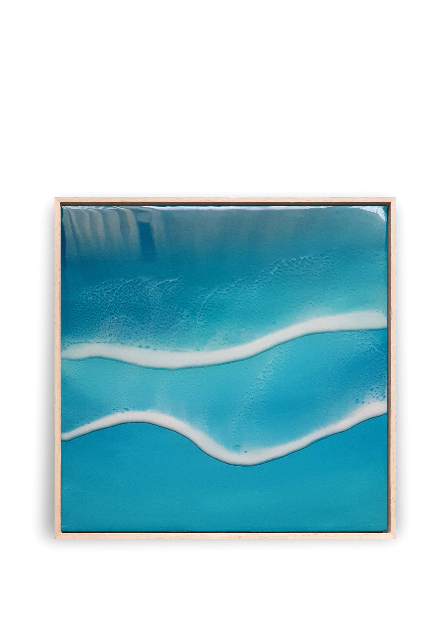 Sub Studio - Jade Wood Epoxy Wall Art 30 x 30 cm