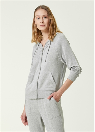 Splendid Kadın Gri Kapüşonlu Sweatshirt XS EU Splendid Kadın Gri Kapüşonlu Sweatshirt XS EU