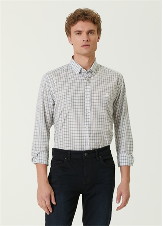 Beymen Club Erkek Comfort Fit Turkuaz Ekoseli Gömlek Mavi S EU Beymen Club Erkek Comfort Fit Turkuaz Ekoseli Gömlek Mavi S EU