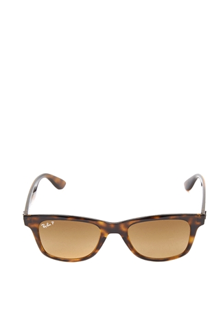 Ray-Ban Turtle Desenli Dikdörtgen Formlu Güneş Gözlüğü Kahverengi 50 EU Ray-Ban Turtle Desenli Dikdörtgen Formlu Güneş Gözlüğü Kahverengi 50 EU