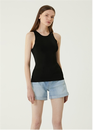 Maje Kadın Siyah Halter Yaka Triko 3 US Maje Kadın Siyah Halter Yaka Triko 3 US