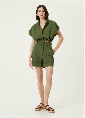 Beymen Collection Kadın Şort Haki 34 Eu Beymen Collection Kadın Şort Haki 34 Eu