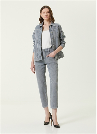 Deep Six Jeans Kadın Pia Straight Fit Gri Jean Pantolon 29 Us Deep Six Jeans Kadın Pia Straight Fit Gri Jean Pantolon 29 Us