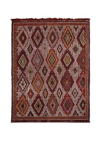 Soho Antiq Caylee Kırmızı El Dokuması 137x176 cm Yün Kilim Çok Renkli