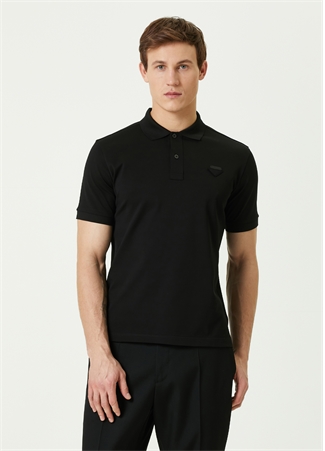 Prada Erkek Siyah Polo Yaka Logolu T-shirt M EU Prada Erkek Siyah Polo Yaka Logolu T-shirt M EU