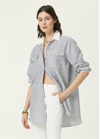Beymen Collection Kadın Gömlek Lacivert 34 Eu Beymen Collection Kadın Gömlek Lacivert 34 Eu