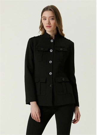 Network Kadın Regular Fit Siyah Ceket 34 EU Network Kadın Regular Fit Siyah Ceket 34 EU