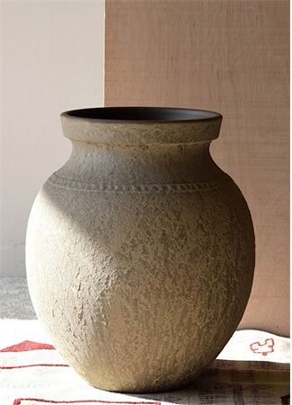 Vpinteriorismo Kamel Silindir Formlu Seramik Küp Kahverengi