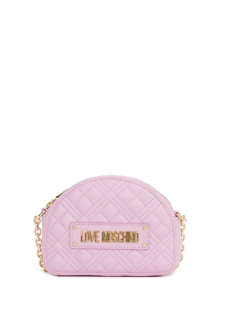 Love Moschino Kadın Pembe Kapitoneli Logolu Omuz Çantası EU Love Moschino Kadın Pembe Kapitoneli Logolu Omuz Çantası EU