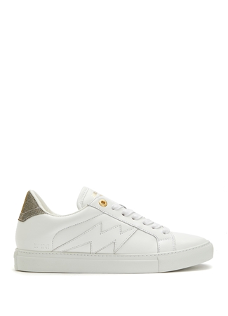 Zadig&Voltaire Kadın Beyaz Logo Detaylı Deri Sneaker 36 EU Zadig&Voltaire Kadın Beyaz Logo Detaylı Deri Sneaker 36 EU