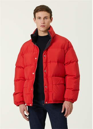Jil Sander Erkek Kırmızı Puff Mont M EU Jil Sander Erkek Kırmızı Puff Mont M EU