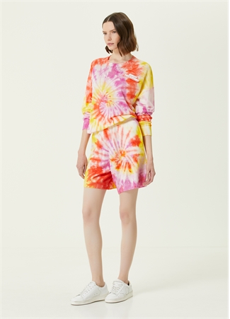 Stella Mccartney Kadın Colorblocked Batik Desenli Yün Şort 42 It Stella Mccartney Kadın Colorblocked Batik Desenli Yün Şort 42 It