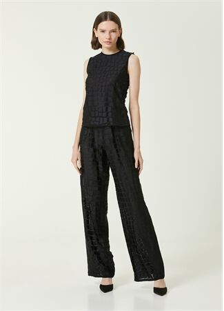 Coperni Kadın Siyah Desenli Bol Pantolon 36 IT