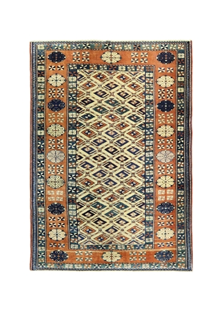 Soho Antiq Laney El Dokuması 157x220 cm Organik Yün Vintage H Çok Renkli