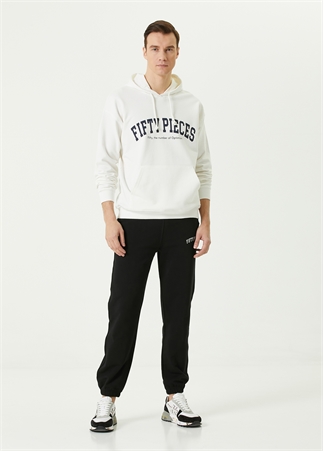 Fifty Pieces Erkek Loose Fit Siyah Logo Detaylı Jogger Eşofman Altı L EU Fifty Pieces Erkek Loose Fit Siyah Logo Detaylı Jogger Eşofman Altı L EU