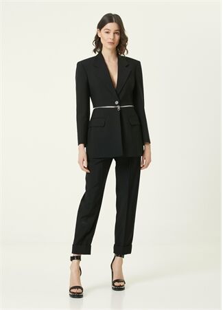 Alexander Mcqueen Kadın Pantolon Siyah 40 It