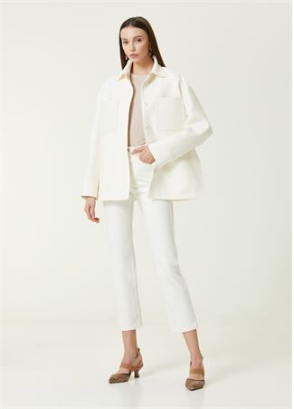 Fendi Kadın Beyaz Skinny Jean Pantolon 38 It Fendi Kadın Beyaz Skinny Jean Pantolon 38 It