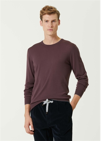 Beymen Collection Erkek Mürdüm Bisiklet Yaka Yün Kazak Mor S Eu Beymen Collection Erkek Mürdüm Bisiklet Yaka Yün Kazak Mor S Eu