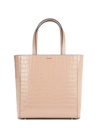 Beymen Kadın Aden Taş Deri Alışveriş Çantası Gri EU