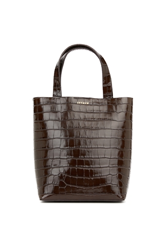 Beymen Kadın Aden Mini Kahverengi Krokodil Çapraz Çanta EU