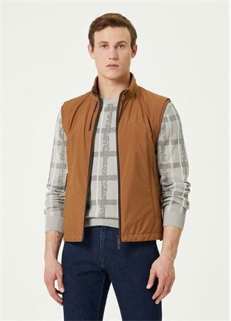 Zegna Erkek Kahverengi Yelek 48 It