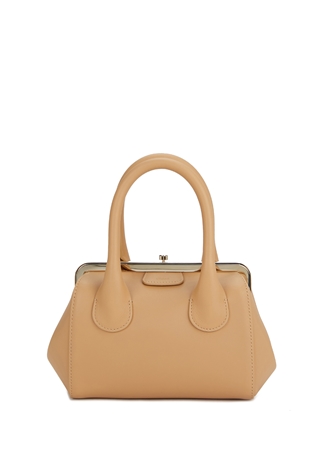 Chloe Kadın Joyce Frame Small Nude Deri El Çantası Pembe EU Chloe Kadın Joyce Frame Small Nude Deri El Çantası Pembe EU
