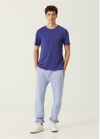 Les Benjamins Erkek Mavi Jogger Eşofman L EU