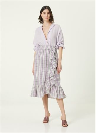 Beymen Collection Kadın Etek Mor 34 Eu