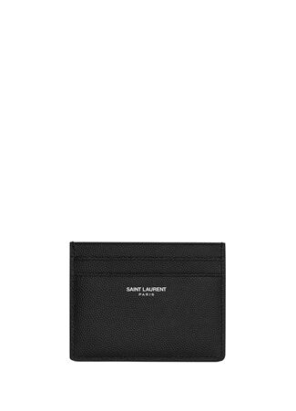 Erkek Siyah Logolu Deri Kartlık EU