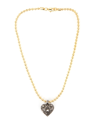 Beymen Collection Kadın Kalp Charm Detaylı Kolye Altın Rengi EU Beymen Collection Kadın Kalp Charm Detaylı Kolye Altın Rengi EU